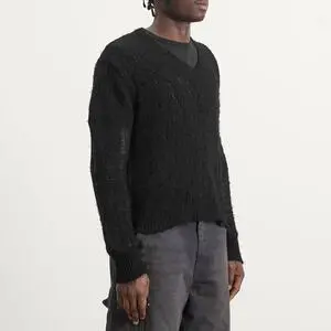 Our Legacy Linen Slow V-neck Jumper