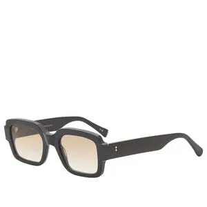 MONOKEL Apollo Rectangle Sunglasses - Black/brown Gradient