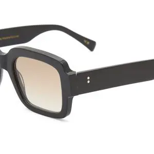 MONOKEL Apollo Rectangle Sunglasses - Black/brown Gradient