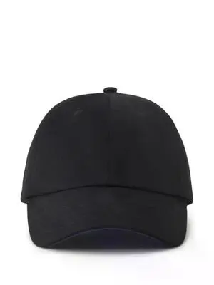 LANVIN Logo-patch Baseball Cap - Black