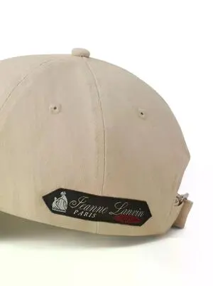 LANVIN Logo-patch Cap - Neutrals