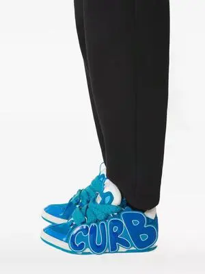 LANVIN Curb Lettering Sneakers - Blue
