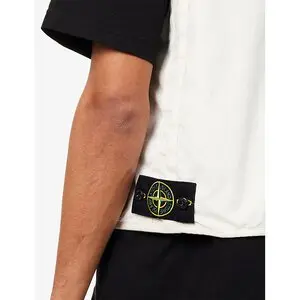 Stone Island Compass-badge Ripstop Utility Zip-up Cotton-blend Gilet