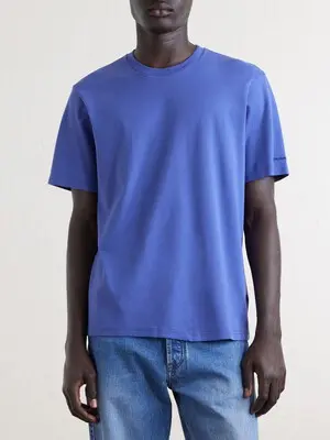 Orlebar Brown Ob Standard Cotton-jersey T-shirt - Blue