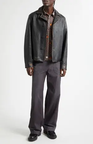 MAISON MARGIELA Sheepskin Leather Jacket