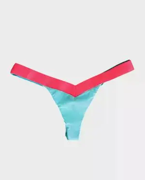 BEACH BUNNY Naomi Bikini Bottom - Blue
