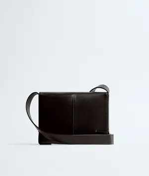 Bottega Veneta Angolo Messenger - Espresso