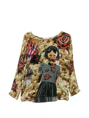 The Artistylist Graphic-print Blouse