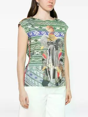 The Artistylist Graphic-print Geometric-pattern Vest