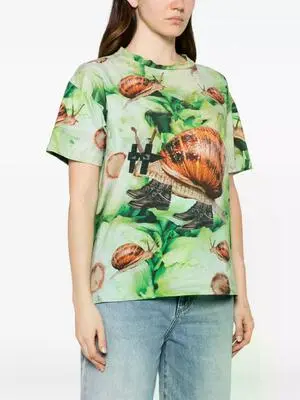 The Artistylist Snail-print T-shirt