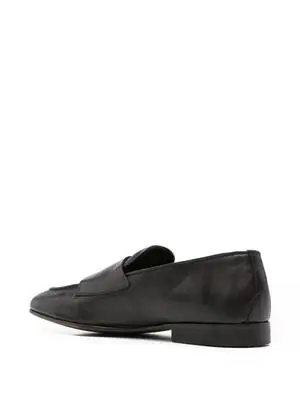 LEQARANT Apron-toe Monk Shoes - Brown