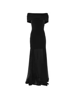 ANIYE BY Dreams Norah Off-the-shoulder Maxi Dress - Black