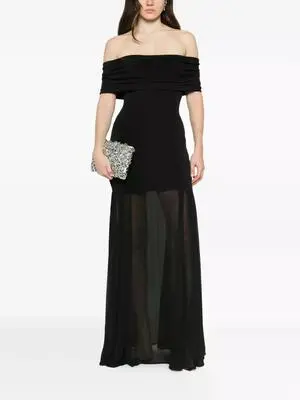 ANIYE BY Dreams Norah Off-the-shoulder Maxi Dress - Black