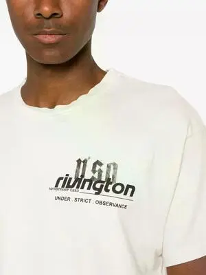 RIVINGTON ROI REBIS Uso Graphic-print T-shirt - White