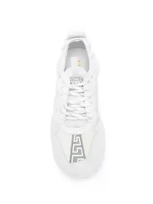 Versace Chain Reaction Sneakers - White