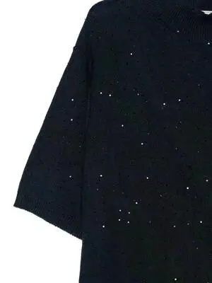Antonelli Firenze Garofano Sequin-embellished Knitted Midi Dress