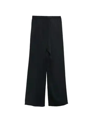 Antonelli Firenze Elasticated Wide-leg Trousers - Black