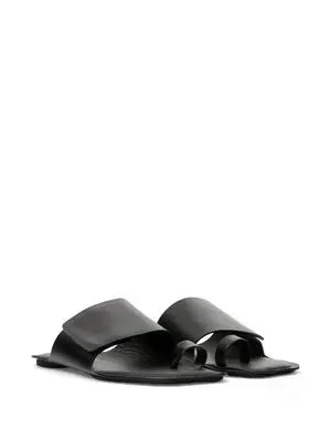 MAISON MARGIELA Broad Strap Leather Sandals