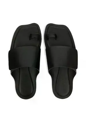 MAISON MARGIELA Broad Strap Leather Sandals
