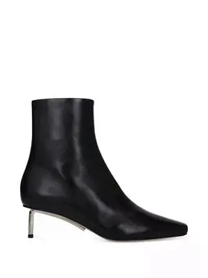 Off-White Geometric-heel Pointed-toe Ankle Boots