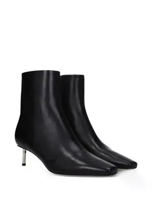 Off-White Geometric-heel Pointed-toe Ankle Boots