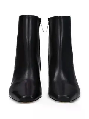 Off-White Geometric-heel Pointed-toe Ankle Boots