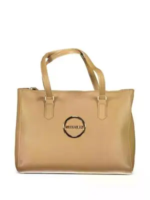 MARIO VALENTINO Logo-plaque Tote Bag - Yellow