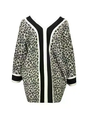 BLUGIRL Floral And Animal-print Sweater