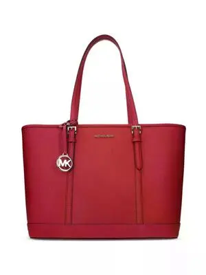 Michael Kors Leather Tote Bag - Red