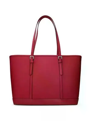Michael Kors Leather Tote Bag - Red