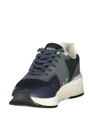 BLAUER. Stripe-design Sneakers - Blue