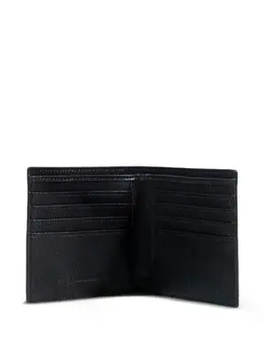 Armani Exchange Pebbled-texture Bifold Wallet