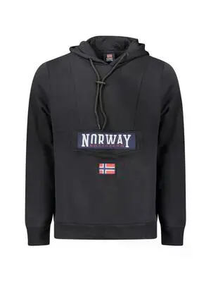 NORWAY 1963 Logo-patch Flap-pocket Hoodie