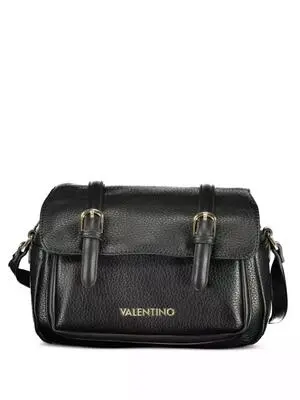 MARIO VALENTINO Pebbled Buckle-strap Crossbody Bag