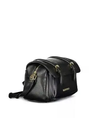 MARIO VALENTINO Pebbled Buckle-strap Crossbody Bag