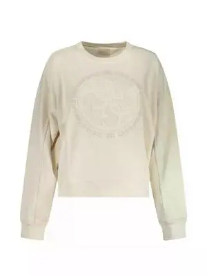 Guess Logo-embroidered Sweatshirt - Neutrals