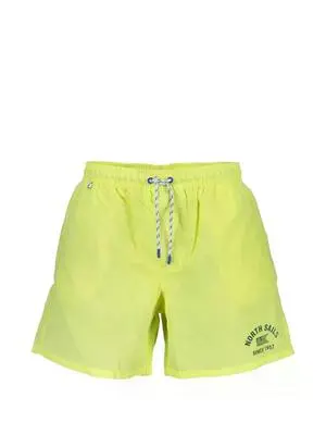 NORTH SAILS Logo-print Swim Shorts - Yellow