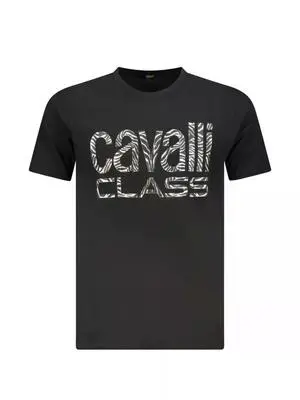 Roberto Cavalli Logo-print T-shirt - Black