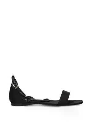Max Mara Crystal-embellished Satin Sandals