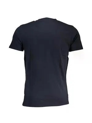 Roberto Cavalli Tiger-print Logo-detail T-shirt - Blue