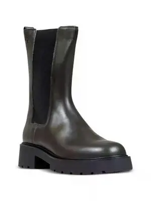 Calvin Klein Logo-debossed Chunky-sole Chelsea Boots