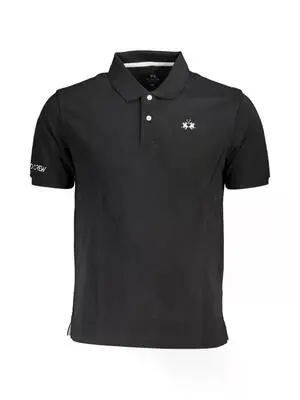 LA MARTINA Logo-embroidered Polo Shirt