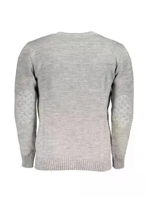 U.S. Grand Cable-knit Elbow-patch Sweater