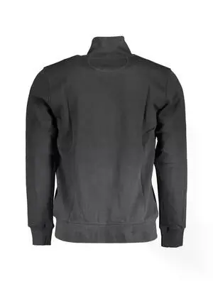 LA MARTINA Logo-embroidered Zip-up Sweatshirt - Black
