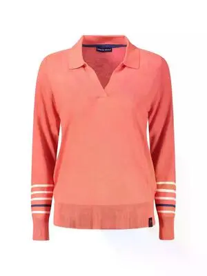 NORTH SAILS V-neck Sweater With Striped Cuffs