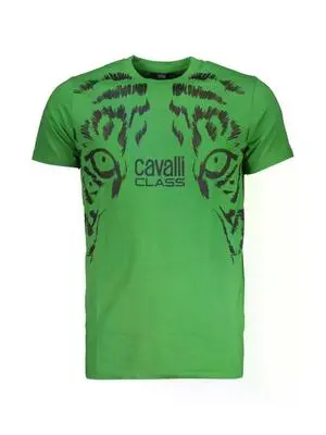 Roberto Cavalli Logo-print T-shirt - Green