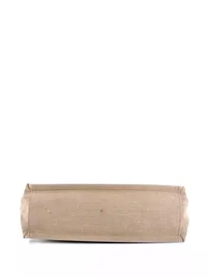 Saint Laurent Rive Gauche Shopper Large Tote Bag - Neutrals