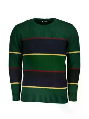 U.S. Grand Striped Crew-neck Sweater