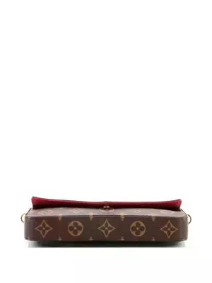 LOUIS VUITTON Felicie Pochette Monogram Canvas - Brown