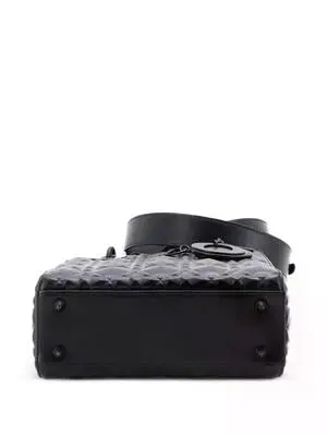 Dior Abcdior Lady Bag Diamond Motif Cannage Calfskin Small - Black